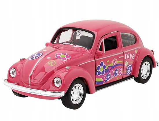Volkswagen Kever Modelauto 1:32 - Roze | bol