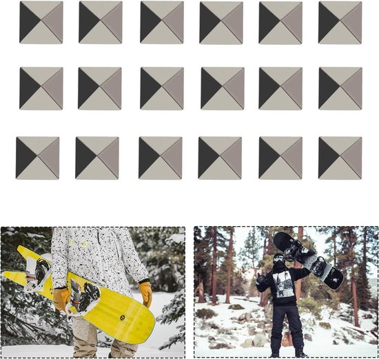 Allecto plus - Piramide Studs Snowboard Stomp Pad - Metaal - Anti-Slip ...