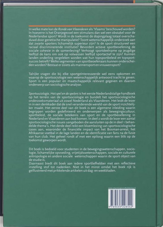 Sportsociologie | 9789035228542 | Jeroen Scheerder | Boeken | bol
