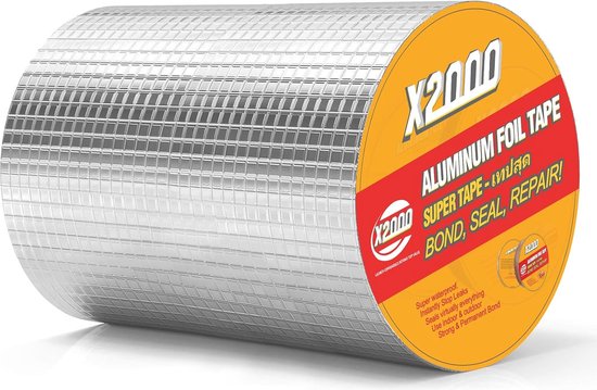 Dikke Butylafplakband 20 cm x 5 m - Waterdichte, Zelfklevende Tape voor ...