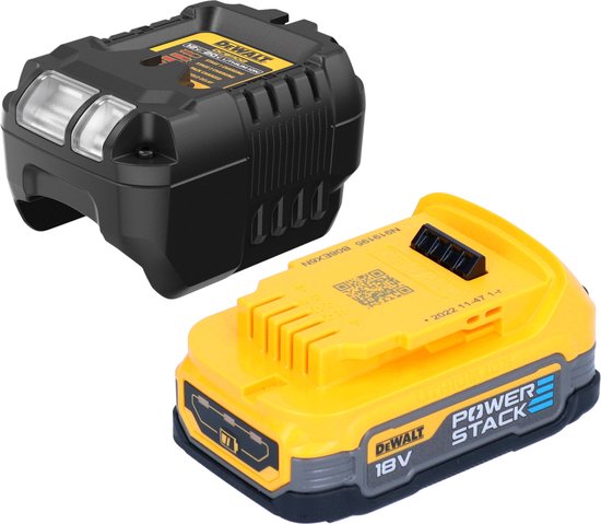 DeWalt DCBP 034 Powerstack-accu 18 V 1,7 Ah / 1700 mAh XR Li-Ion - met ...