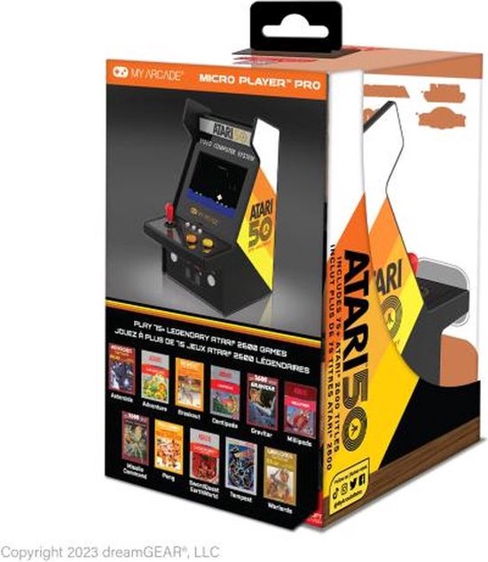 My Arcade - Micro Player Pro Atari 50th Anniversary (100 Games in 1) | bol