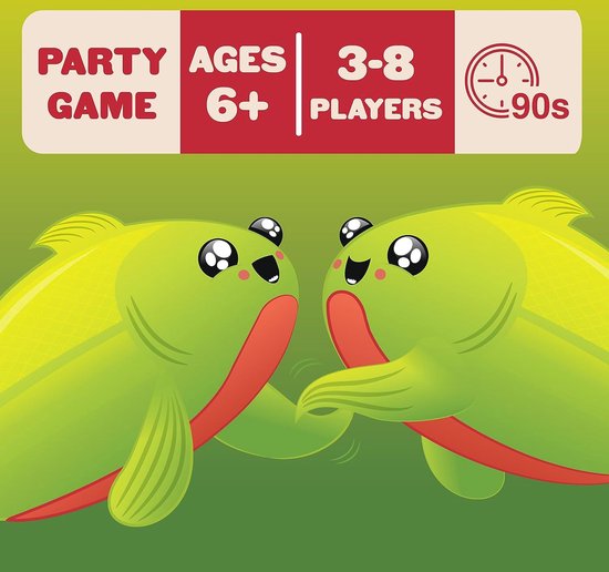 Gezinsvriendelijk Partyspel - Happy Salmon - Plezier voor 3 tot 8 ...