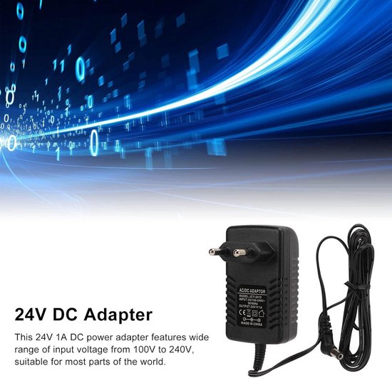 24V 1A Voedingsadapter Eenvoudig Te Bedienen| Universele Monitor ...