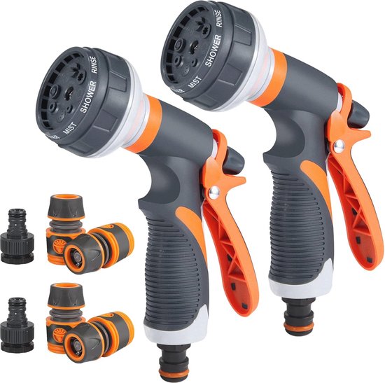 Tuinpistool met 8 Sproei-instellingen voor Planten, Gazons en Reiniging ...