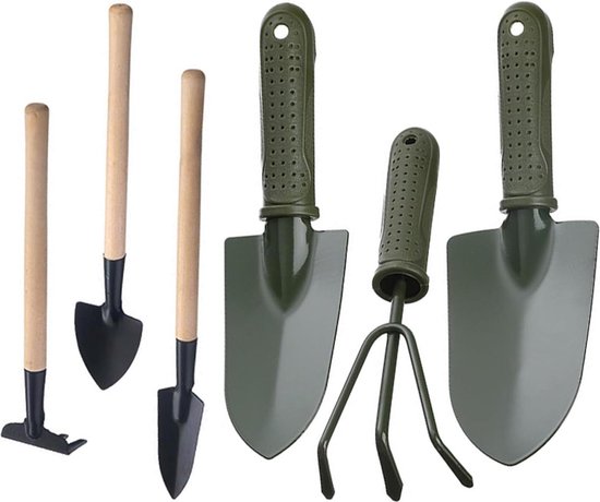 Mini-tuingereedschap set - bloemen- en plantengereedschap -... | bol