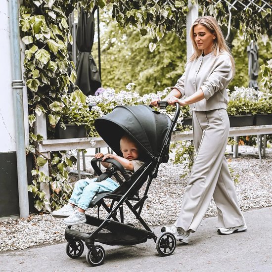 Deryan Easy Luxe Buggy - Lichtgewicht - Compact - Inklapbaar - Taupe | bol