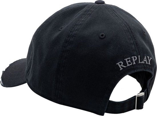 REPLAY Cap Black Zwart | bol
