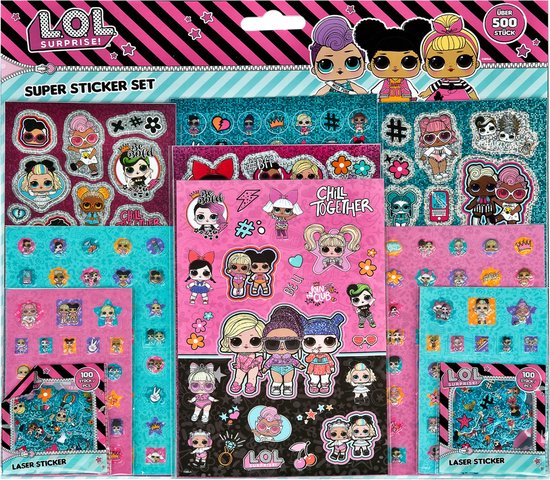 LOL Super Sticker Set | bol