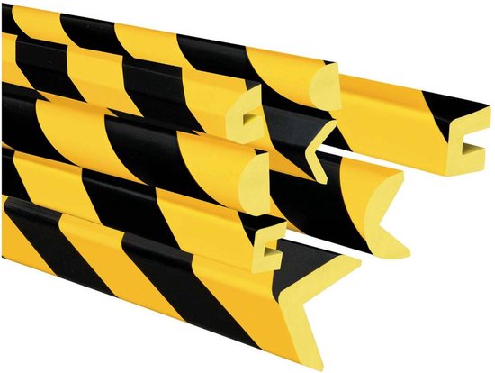 Moravia 422.23.025 Stootbescherming voor oppervlakken geel-zwart ...