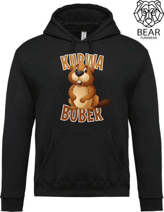 Kurwa bober! | Fun hoodie | Grappige hoodie | Maat XXXL | bol
