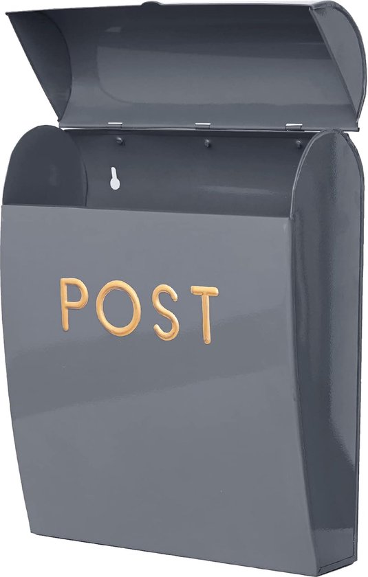ACL Grijze Brievenbus voor Wandmontage - Weerbestendig - 1 stuk - Grijs ...