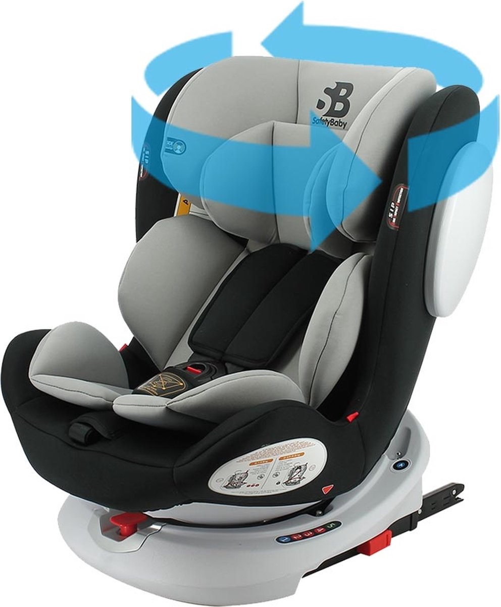 Safety Baby - isofix autostoel Seaty - 360° draaibaar - groep 0/1/2/3 ...