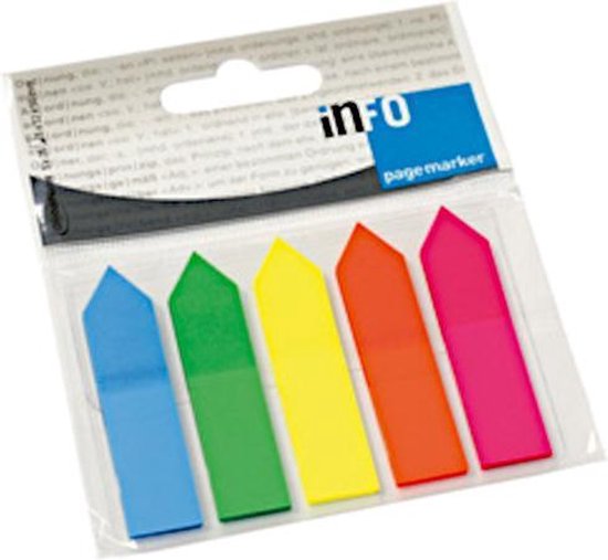 post-it markers pijl 12 x 50 mm papier 125 stuks | bol
