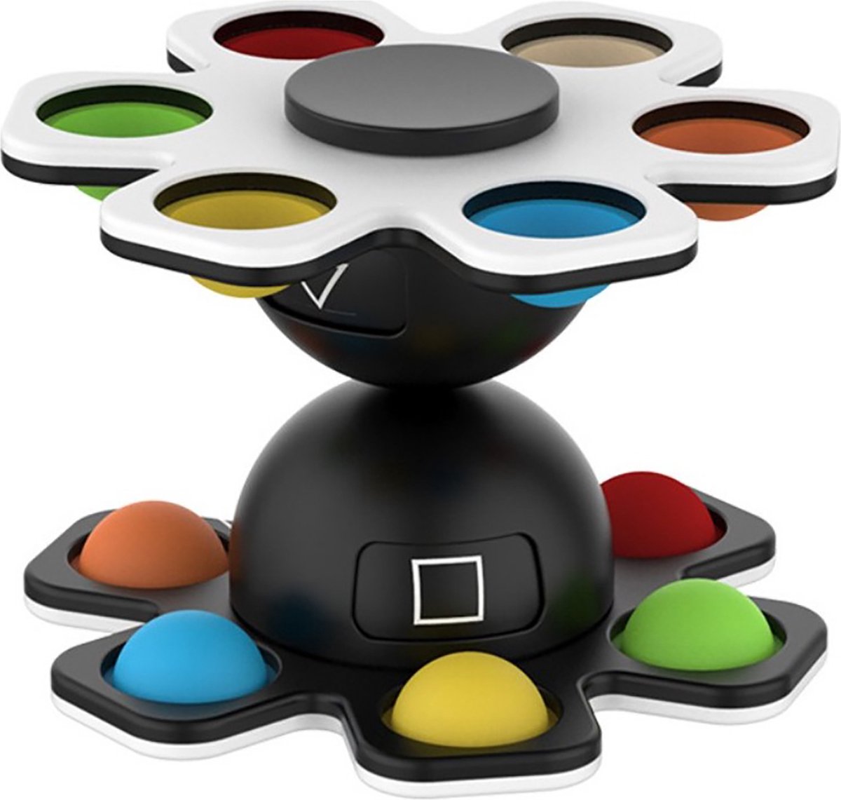 4x Fidget Spinner met Pop Up Bubble - Bekend van Squid Game - Anti ...