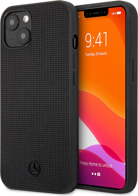 Mercedes-Benz Telefoonhoesje voor Apple iPhone 13 Mini - Luxe Zwart ...