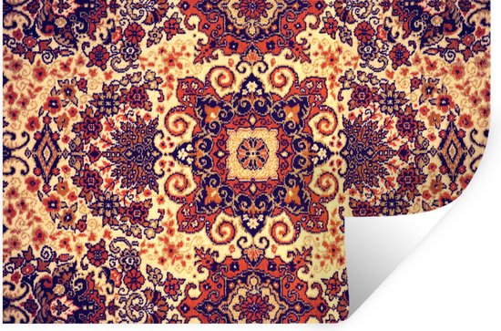 Muurstickers - Sticker Folie - Vloerkleed - Patronen - Mandala - Geel ...