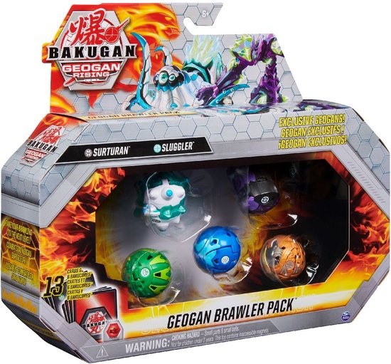 Bakugan Speelset Geogan Brawler - Surturan/sluggler 24-delig | bol.com