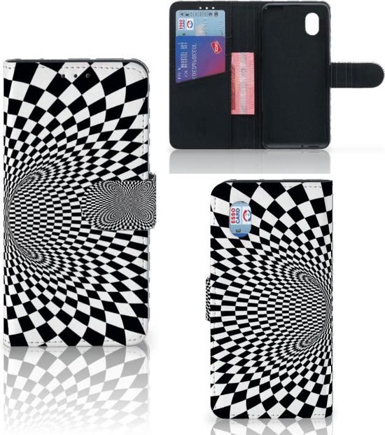 Telefoonhoesje met Pasjeshouder Alcatel 1B (2020) Wallet Case Illusie ...
