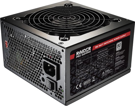 RAIDER PRO GAMING Power Supply - PC Voeding - PSU ATX 700 WATT | bol