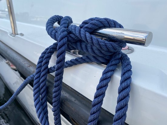 Talamex Superlene Landvast Ø 12 mm 8 meter lang - Navy | bol