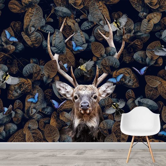 Artistic Lab Poster - Forrest Deer - 270 X 240 Cm - Multicolor | bol.com