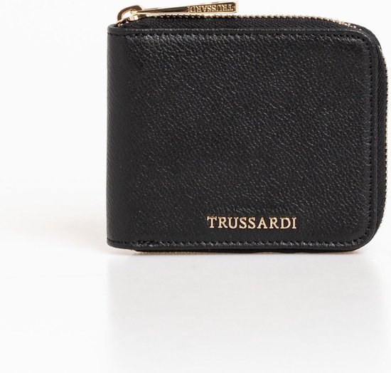 Trussardi - Black Leather Wallet | bol.com