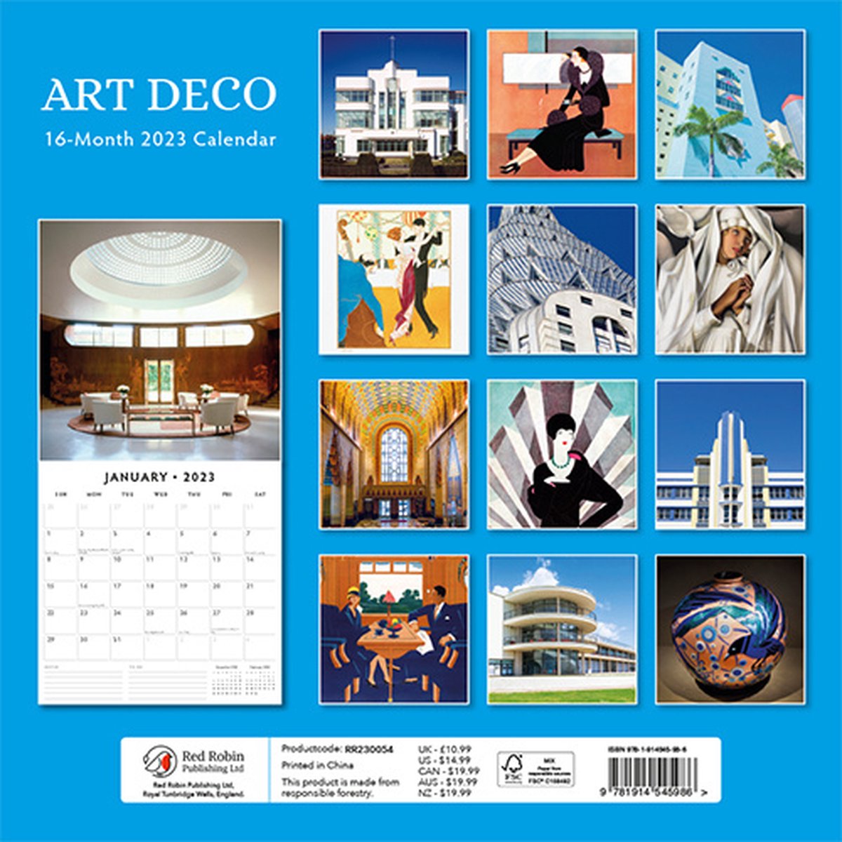 Art Deco Kalender 2023 | bol.com