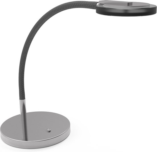 Verstelbare design bureaulamp met glas helder | 1 lichts | grijs ...