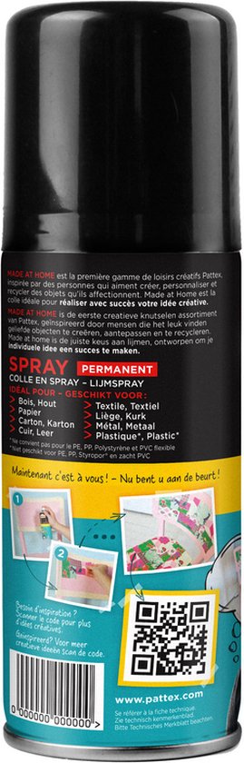 Pattex Made at Home Spray Permanent 400 ml Aerosol | bol