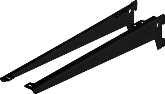 Hoeksteun, Zwart gelakt | bol.com