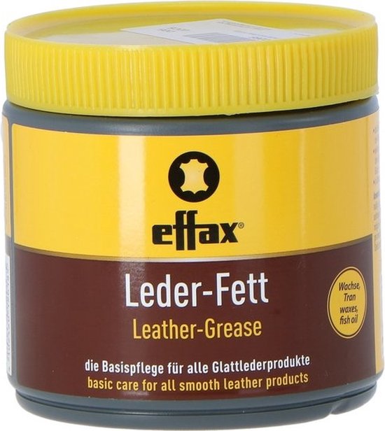 Effax Leather Grease 500ML Naturel | Onderhoudsproducten paard | bol
