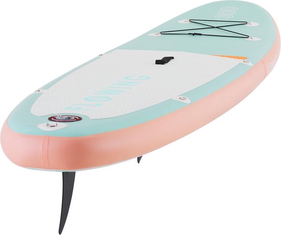 Gymrex SUP paddleboard - opblaasbaar - mint | bol.com
