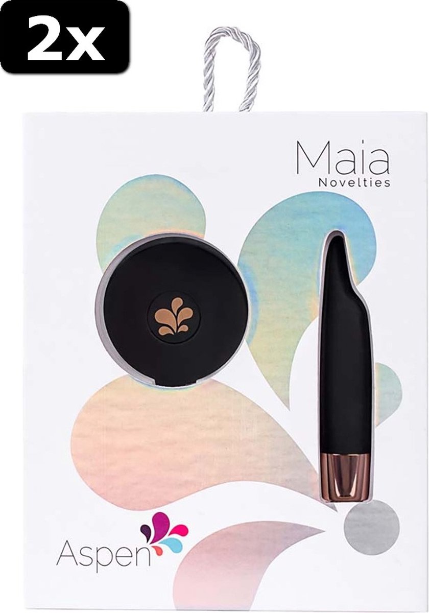 2x ASPEN 15-Function Rechargeable Wireless Tip Vibrator | bol.com