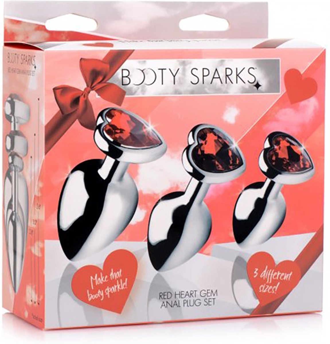 Red Heart Gem Anal Plug Set | bol.com