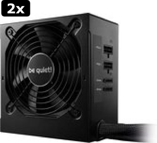 2x BeQuiet System Power 9 CM PC netvoeding 500 W ATX 80 Plus Bronze ...