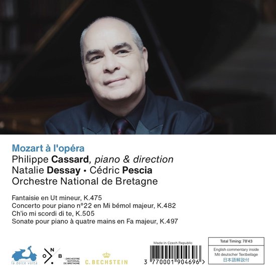 Orchestre National De Bretagne, Philippe Cassard - Mozart: Mozart à L ...