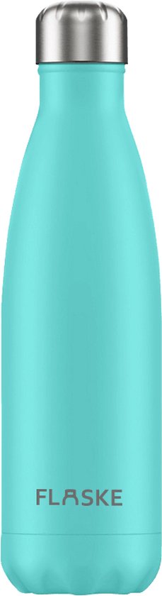 FLASKE Wave - RVS Drinkfles van 500ML - Geschikt als waterfles ...