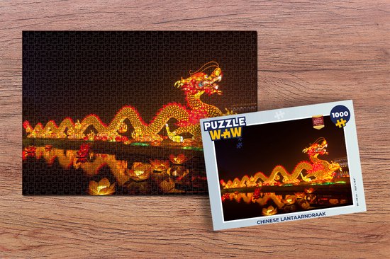 Puzzel Chinese lantaarndraak - Legpuzzel - Puzzel 1000 stukjes ...