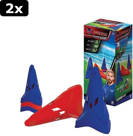 2x Messi Voetbal Trainingset 5 Pionnen | bol