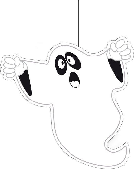 Halloween thema hangende spook/geest decoratie 20 cm brandvertragend ...