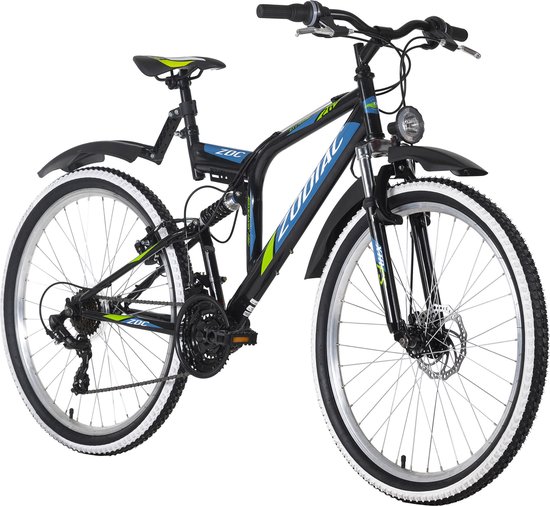 Ks Cycling Fiets Mountainbike ATB Volledig 26 Zoll Zodiac zwart-groen ...