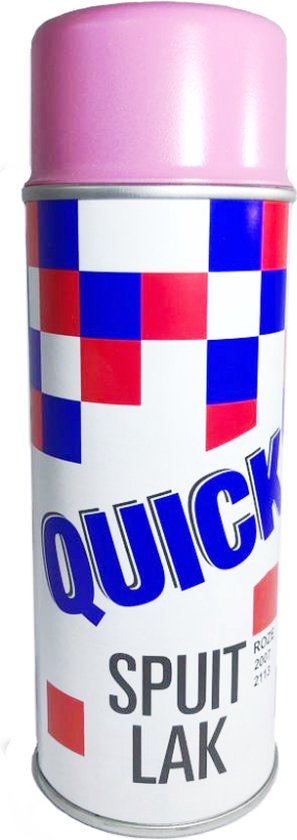 Quick Roze lak - 400ml - Duurzame afwerking - Geschikt voor fietsen en ...