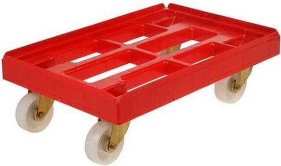 Transportkar 61x41x19 - 300 Kg Rolf Rood Keeeper 10877 | bol
