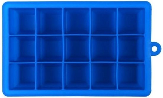 15 rasters DIY grote ijs kubus schimmel vierkante vorm siliconen ijs ...