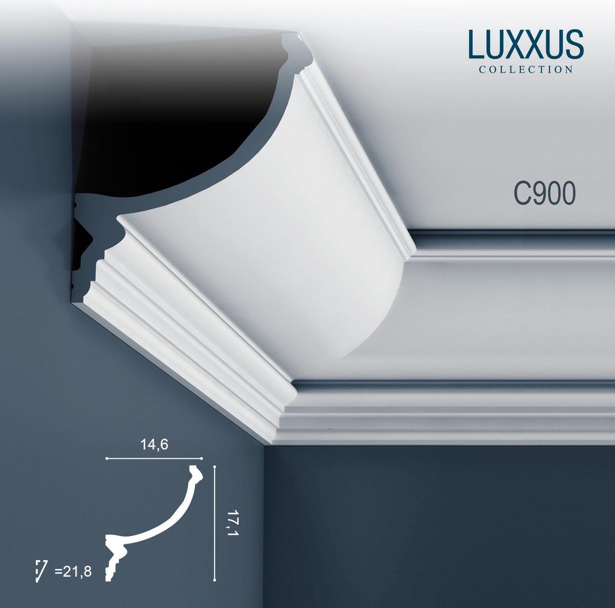 1 doos 10 Kroonlijsten Origineel Orac Decor C900 LUXXUS Plafondlijsten ...