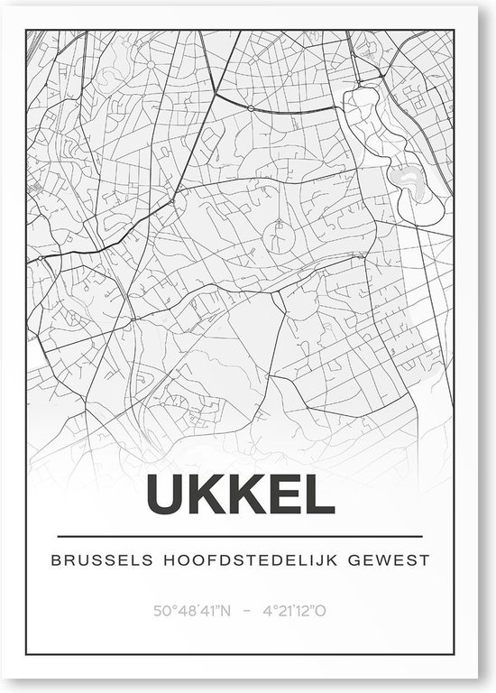 Poster/plattegrond UKKEL - A4 | bol