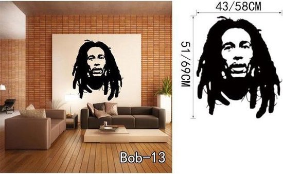 3D Sticker Decoratie Bob Marley Quotes Wall Sticker Vinyl Wall Decals ...