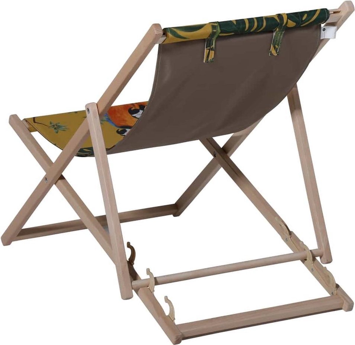 Madison Strandstoel Riff 90 X 55 X 87 Cm Hout/polykatoen Geel | bol.com