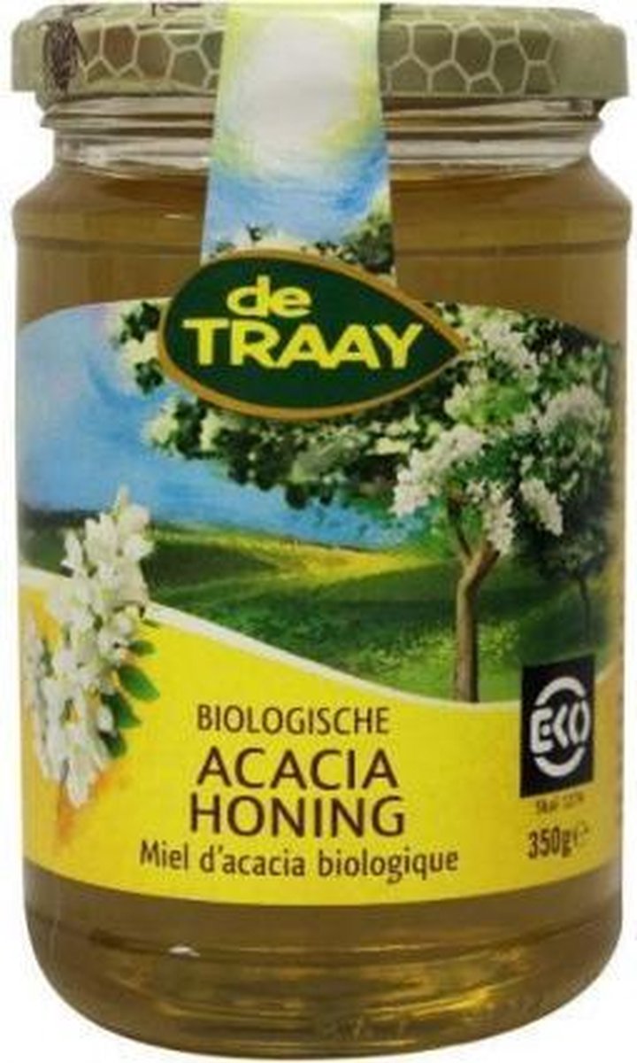 Acacia honing De Traay - Pot 350 gram - Biologisch | bol